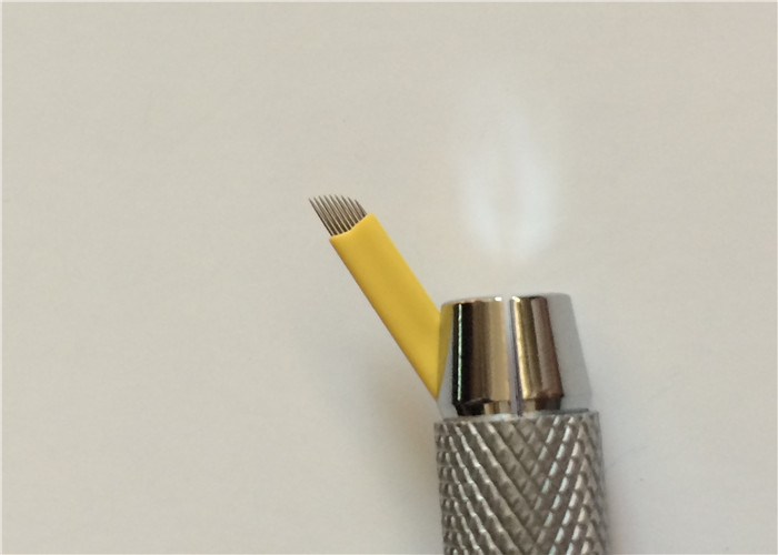Las agujas 9 de Microblading del tatuaje de la ceja 3D fijan las agujas ...